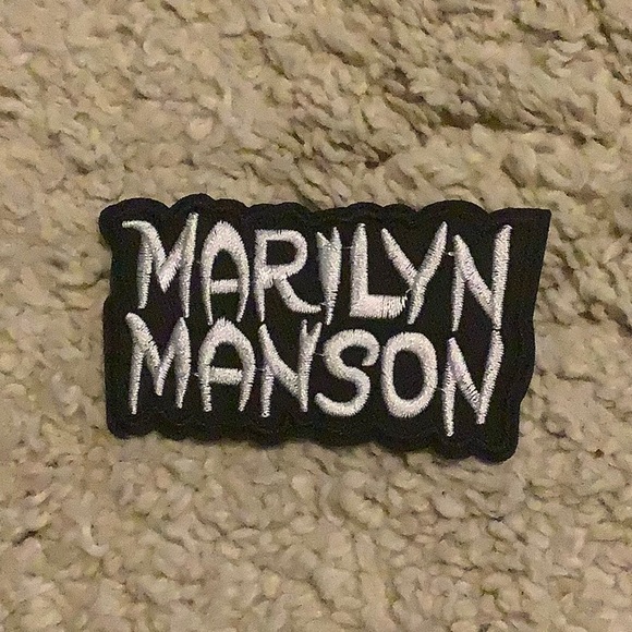 Other | Marilyn Manson Embroidered Patch | Poshmark